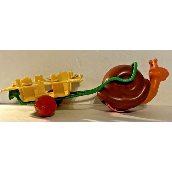 Toys | Vintage Kenner Strawberry Shortcake Snail Picnic Cart And ...